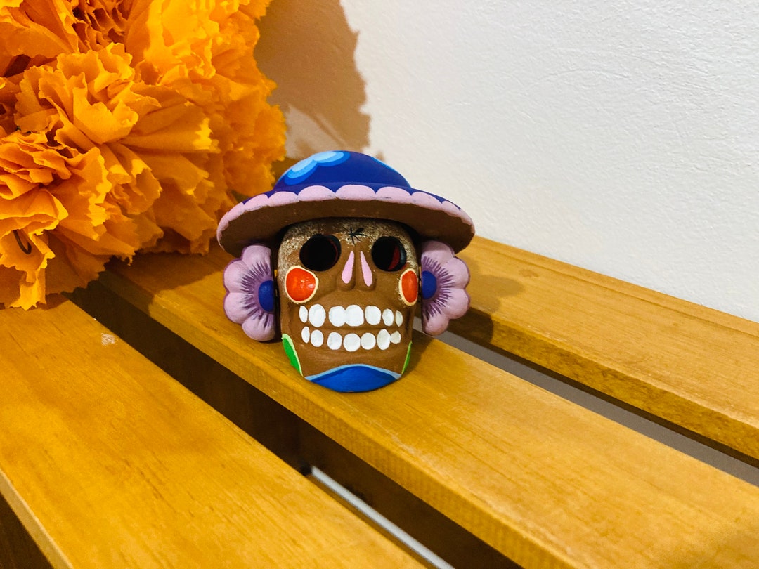 CATRINA-ofrenda mexicana-dia de muertos CALAVERA-adorno para - Etsy España