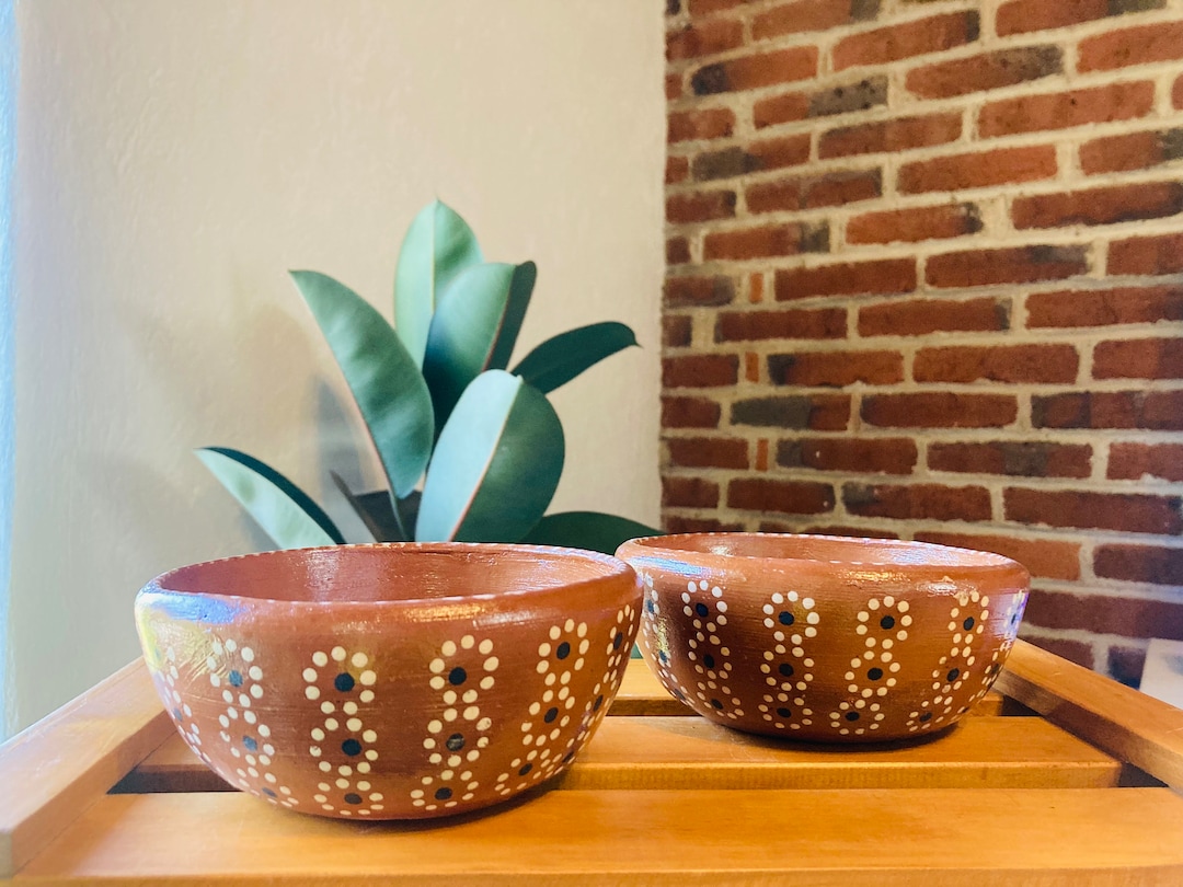2 PLATES Soup Bowl-clay Bowl-salsa Boat-clay Pot MEXICAN Clay WHOLESALE ...