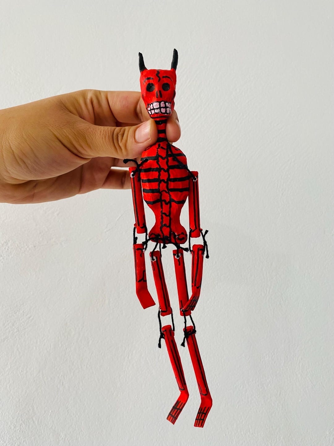 Bright Red Mexican Skeleton DEVIL, Made of Cardboard !!!WHOLESALE TOO ...