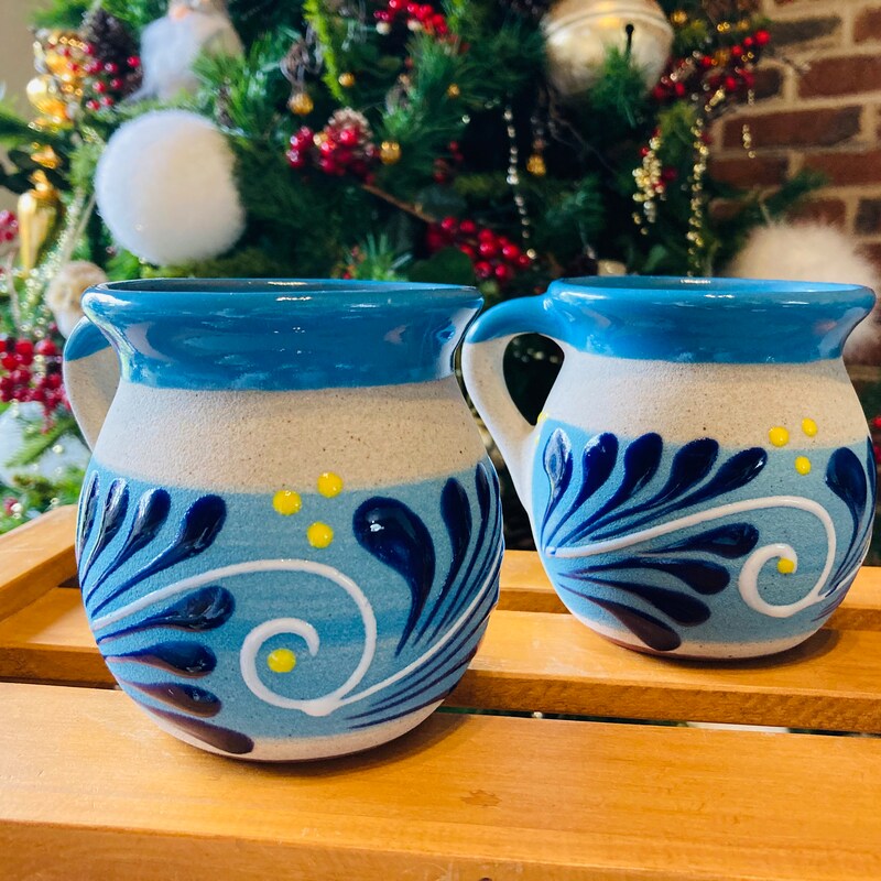 Mexican Hand Painted Cups - Etsy