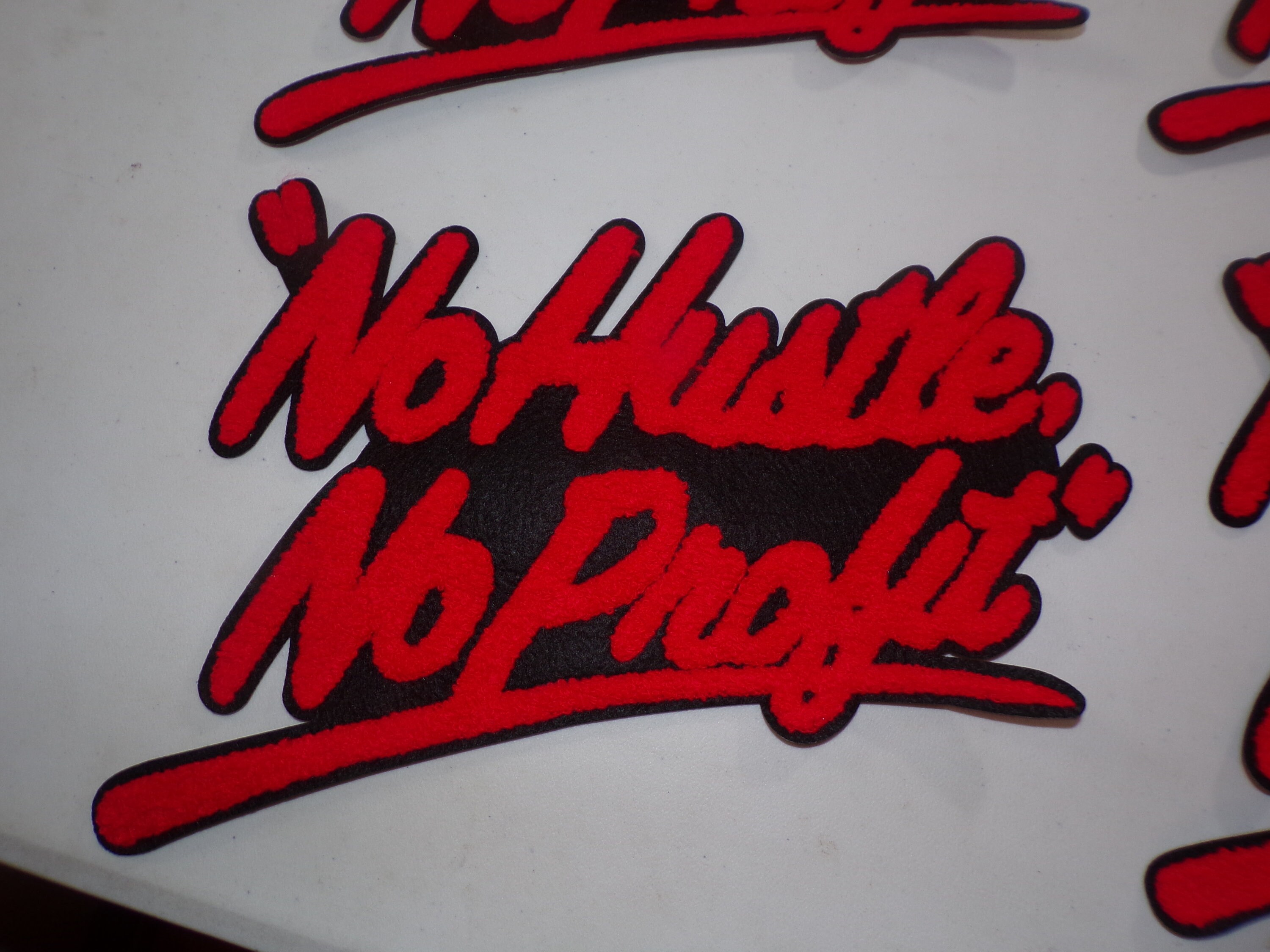 No Hustle No Profit Stitch Work Iron on Patch - Etsy