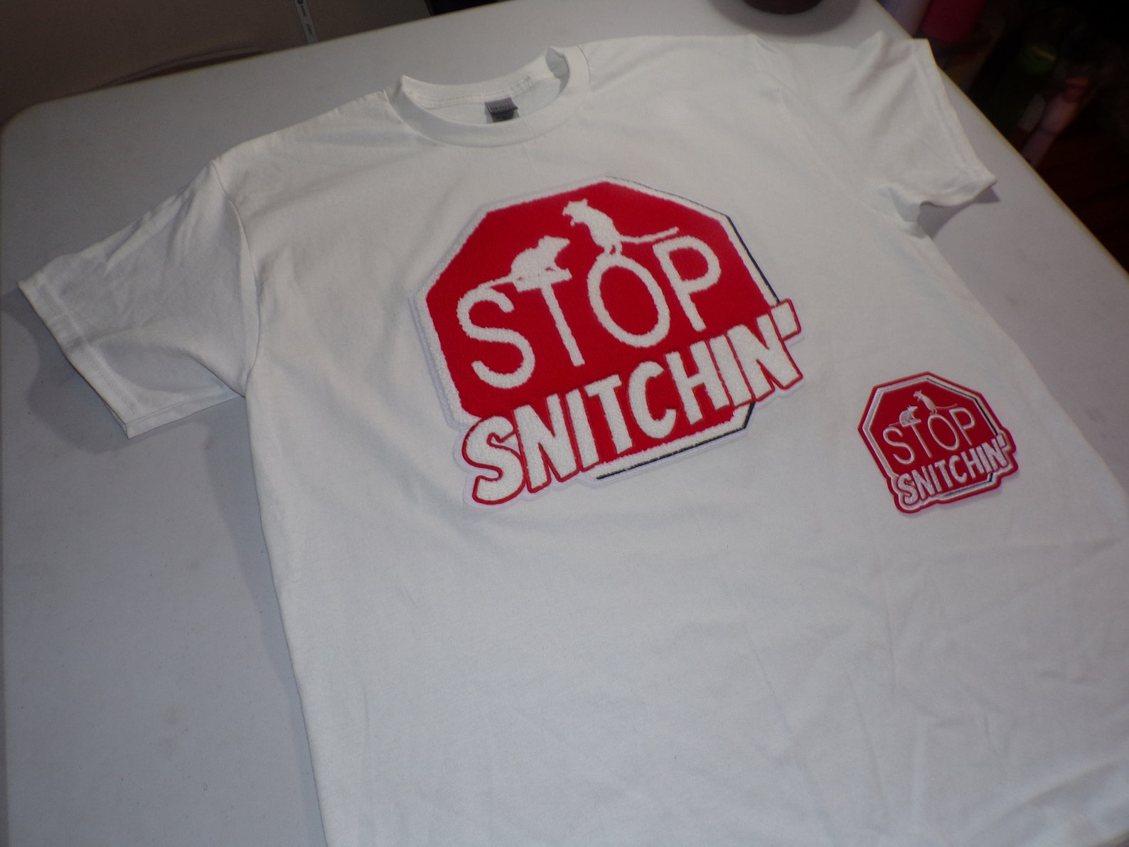 Exclusive Stop Snitching Patch Set Tee Shirt - Etsy