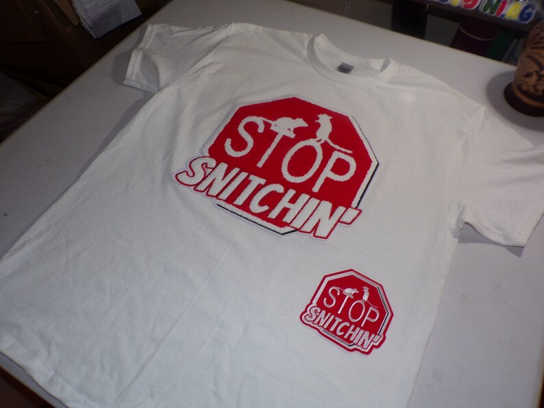 Exclusive Stop Snitching Patch Set Tee Shirt - Etsy
