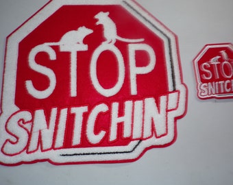 Exclusive Stop Snitching Patch Set Tee Shirt | Etsy
