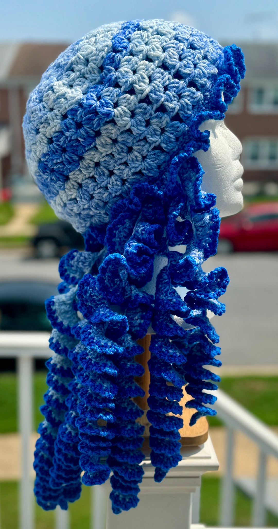 Deep Blue Sea Jellyfish Hat - Etsy