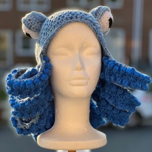 Lapis Blue Kraken/octopus Hat - Etsy