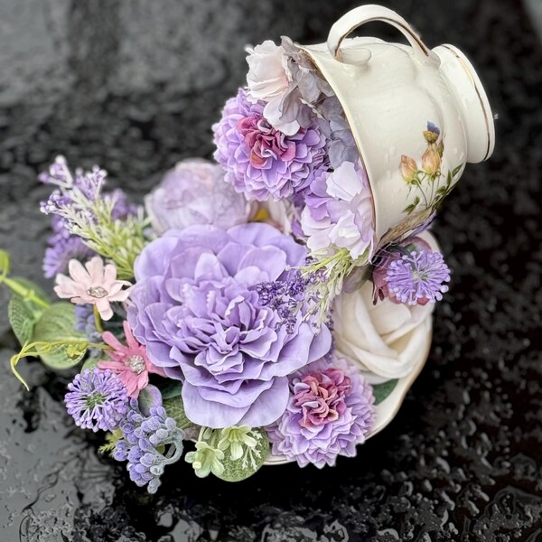 Teacup Centerpiece - Etsy