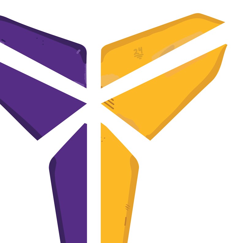 Kobe Bryant Logo Poster - Wall Art // Digital Download Print // Wall ...