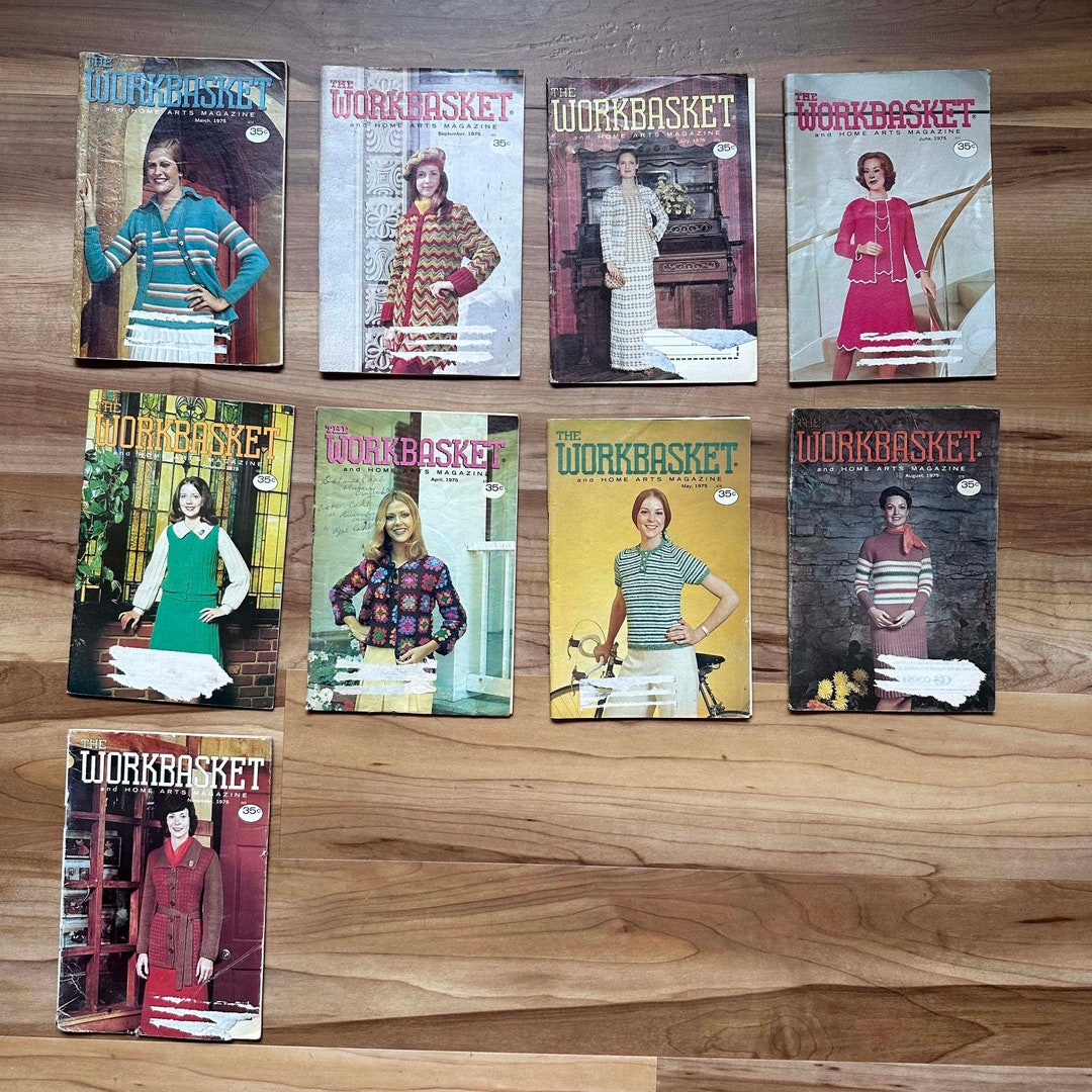 Vintage 1970s Workbasket Magazines – Crochet, Sewing, Craft Patterns ...