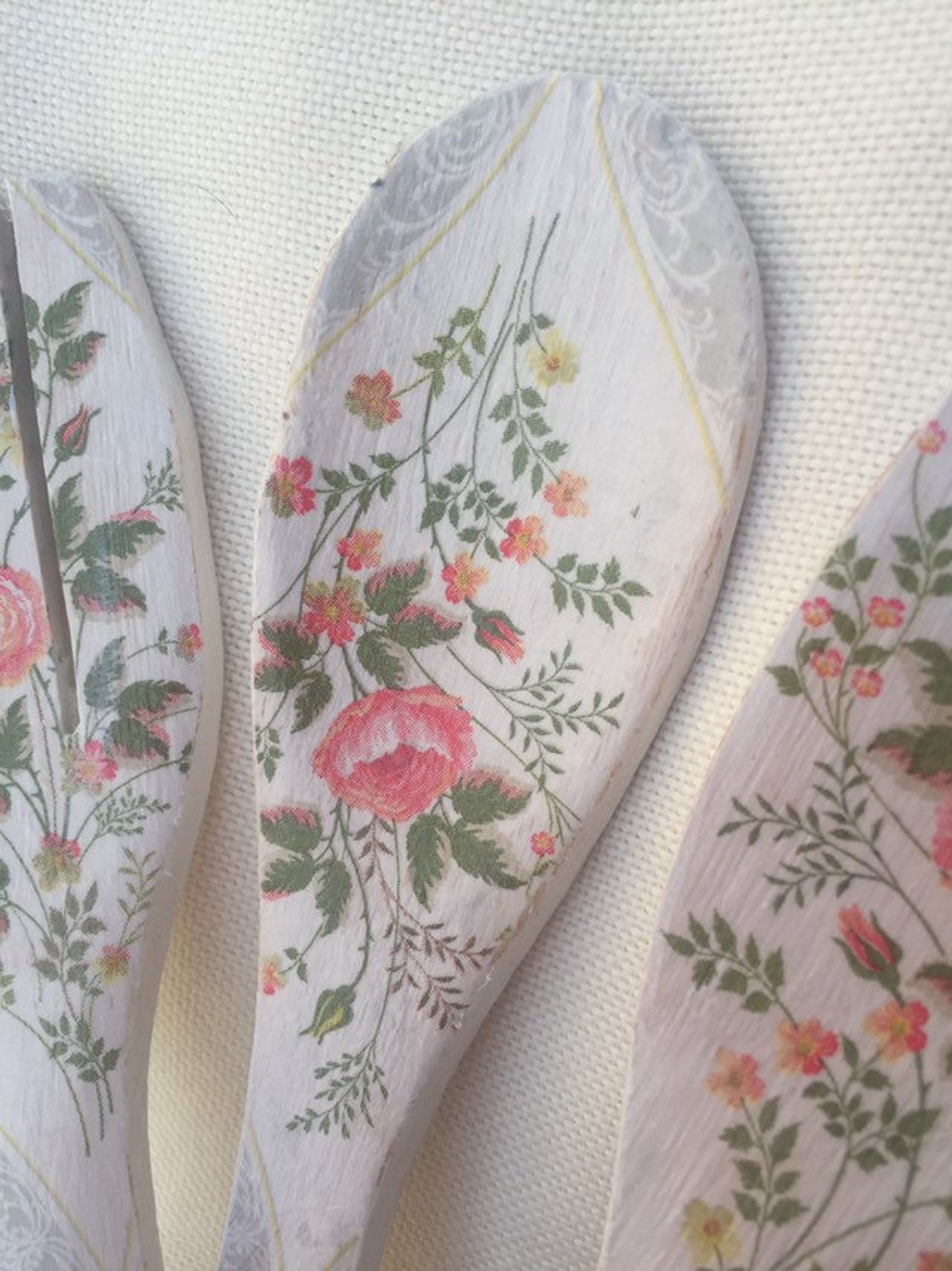 Decorative Wooden Set Decoupage Tools Kitchen Decor Spoon - Etsy