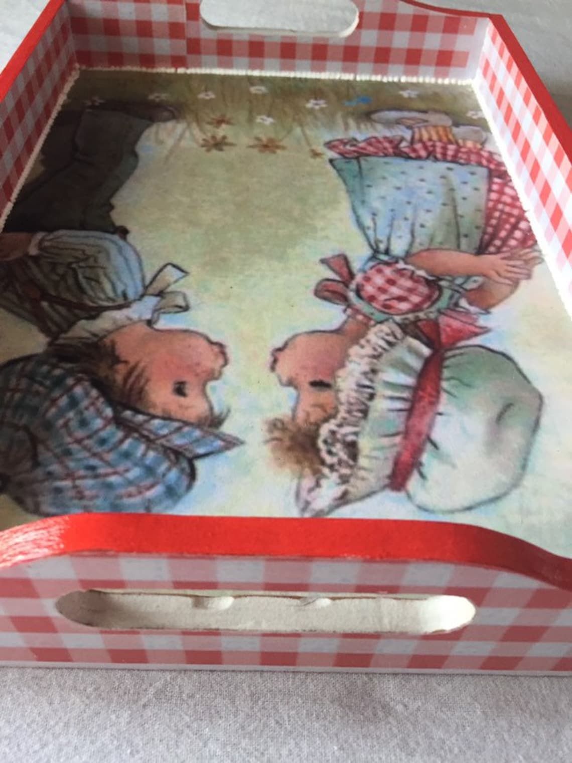 Wood Serving Tray Decoupage Wooden Tray Wooden Serving Tray - Etsy