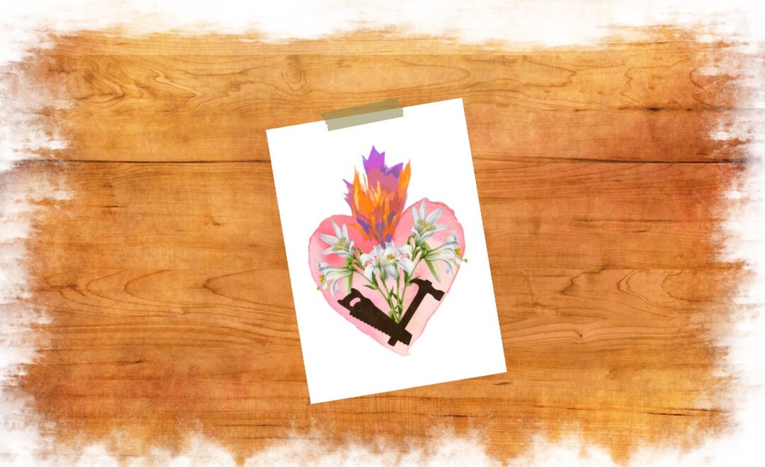 Pure Heart of St. Joseph Print - Horizontal Digital Download - Etsy