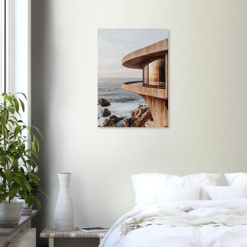 Premium Matte Paper Poster - Brutalist Architecture, 60's Photography ...
