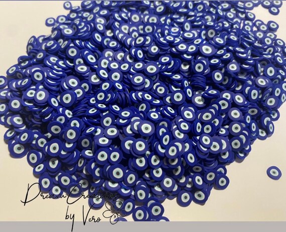 Evil Eye Polymer Slices Poly Clay - Etsy