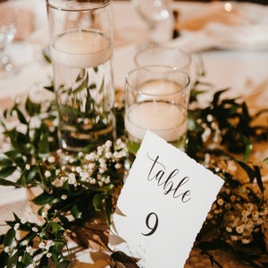 Wedding Table Number Holder | Wedding Table Decor | Wedding Place Card ...