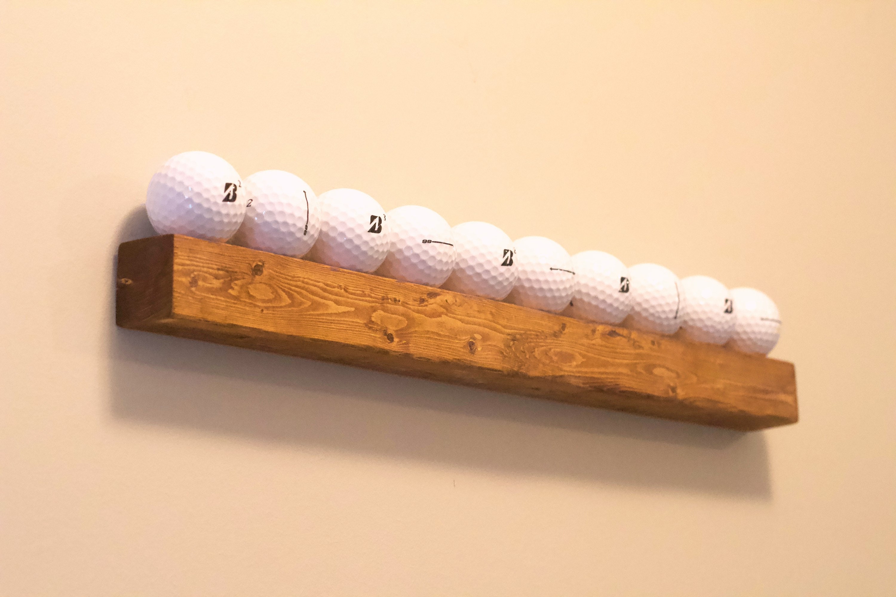 Golf Ball Shelf Floating Golf Display Golf Ball Wall | Etsy