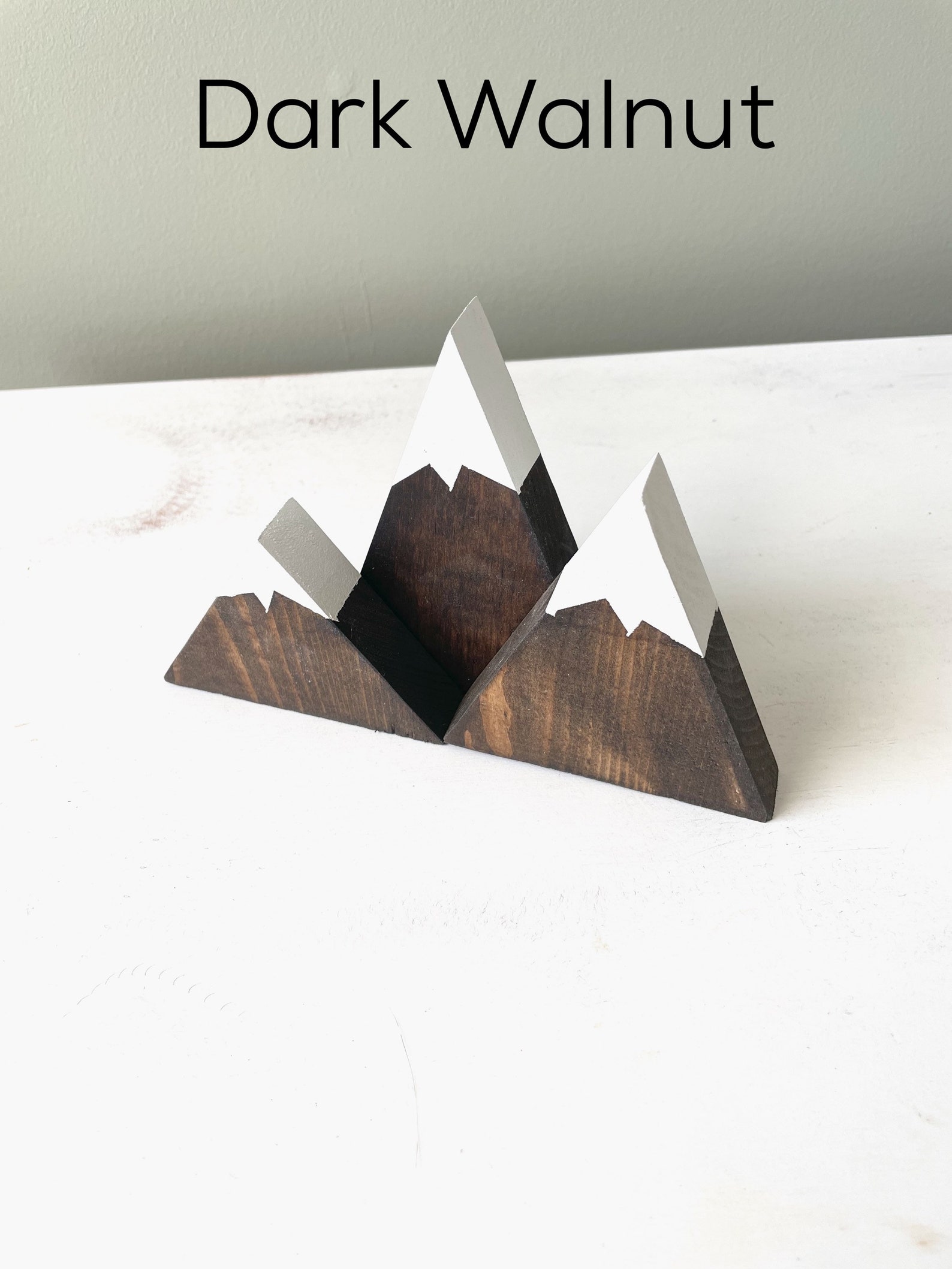 Mountain Shelf Decor Shelf Decor Nursery Mini Wood Mountain Wood ...