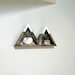 Mountain Shelf Geometric Shelves Wood Wall Shelf 20x10 Wall Hangings ...