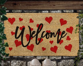 Red Door Mat - Etsy UK