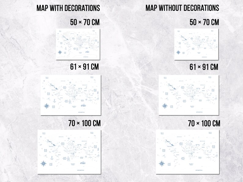 Laser Cut World Map Digital File, World Map Template, SVG World Map ...