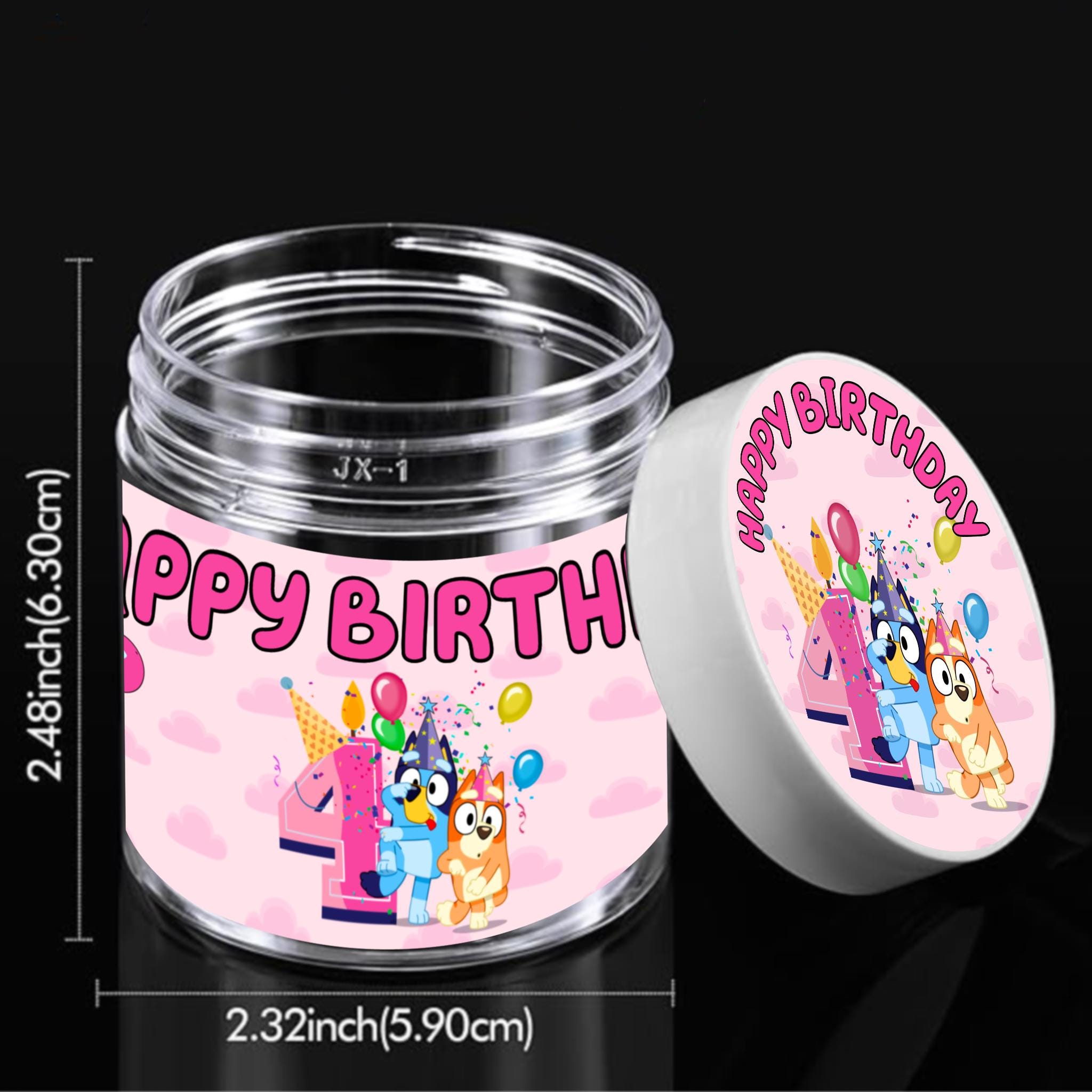 Bluey Slime Party Favor 4pk, 6pk, 8pk, 12pk, Sensory Jar, Goodie Bags ...