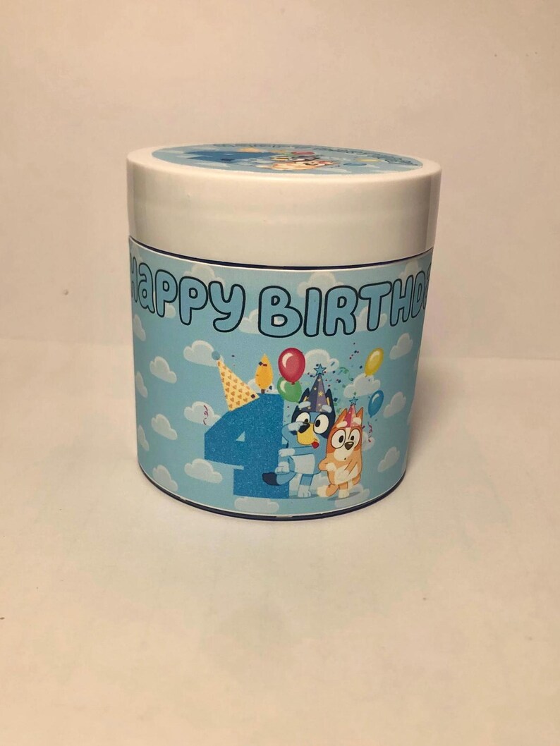 Bluey Slime Party Favor 4pk, 6pk, 8pk, 12pk, Sensory Jar, Goodie Bags ...