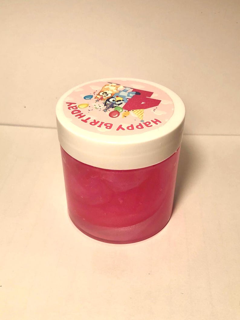 Bluey Slime Party Favor 4pk, 6pk, 8pk, 12pk, Sensory Jar, Goodie Bags ...