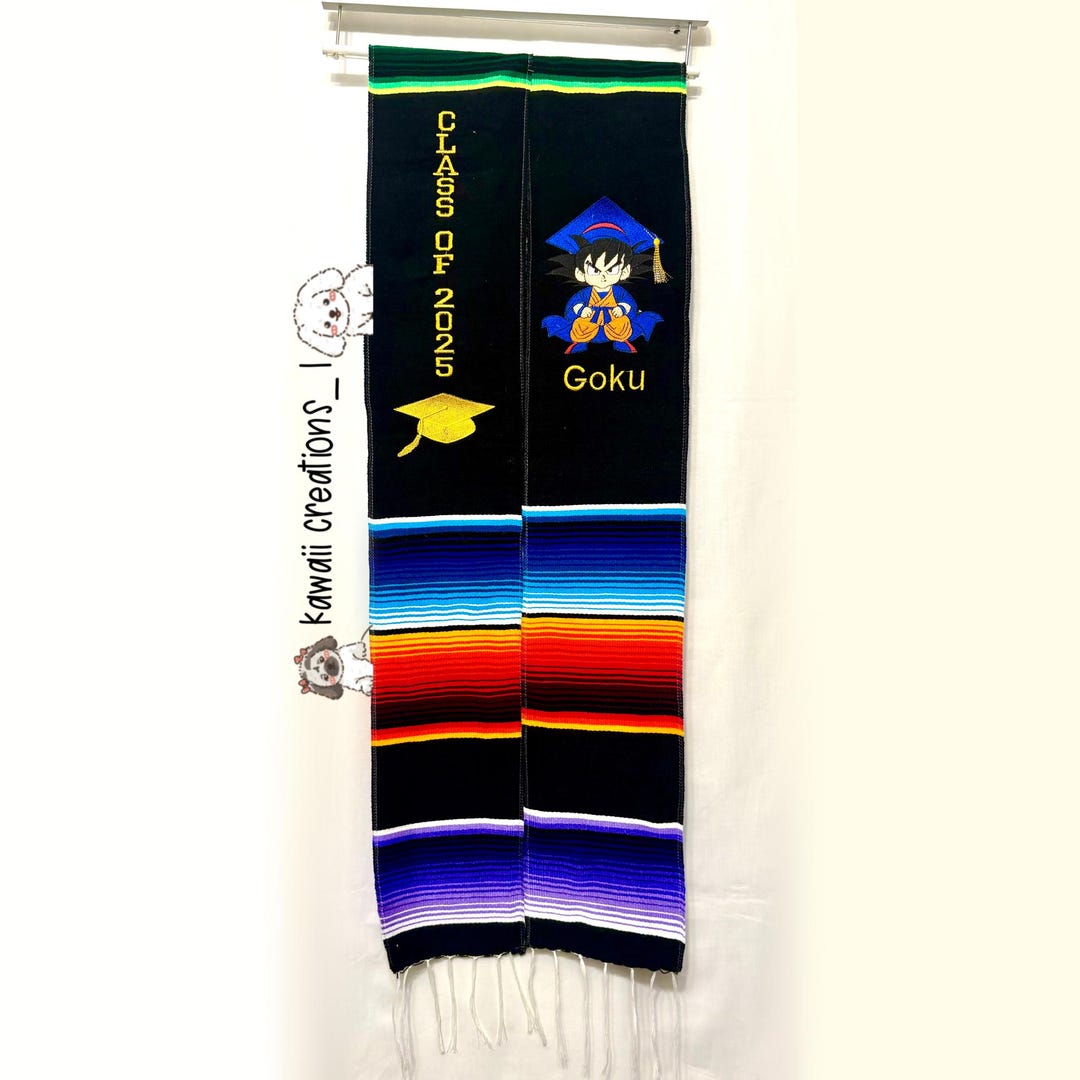 Latino/ Goku - Dragon Ball Graduation Sash Class of 2025 - Etsy