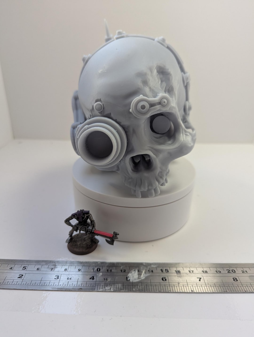 Life Size Resin Servo Skull: Sci-fi Cosplay Display (16cm X 14cm X 11cm ...