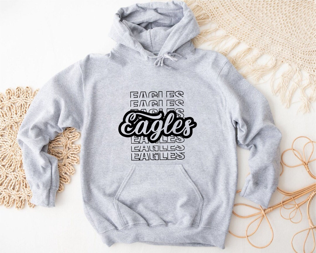 Eagles Hoodie Eagles School Spirit Hoodie Team Mascot - Etsy