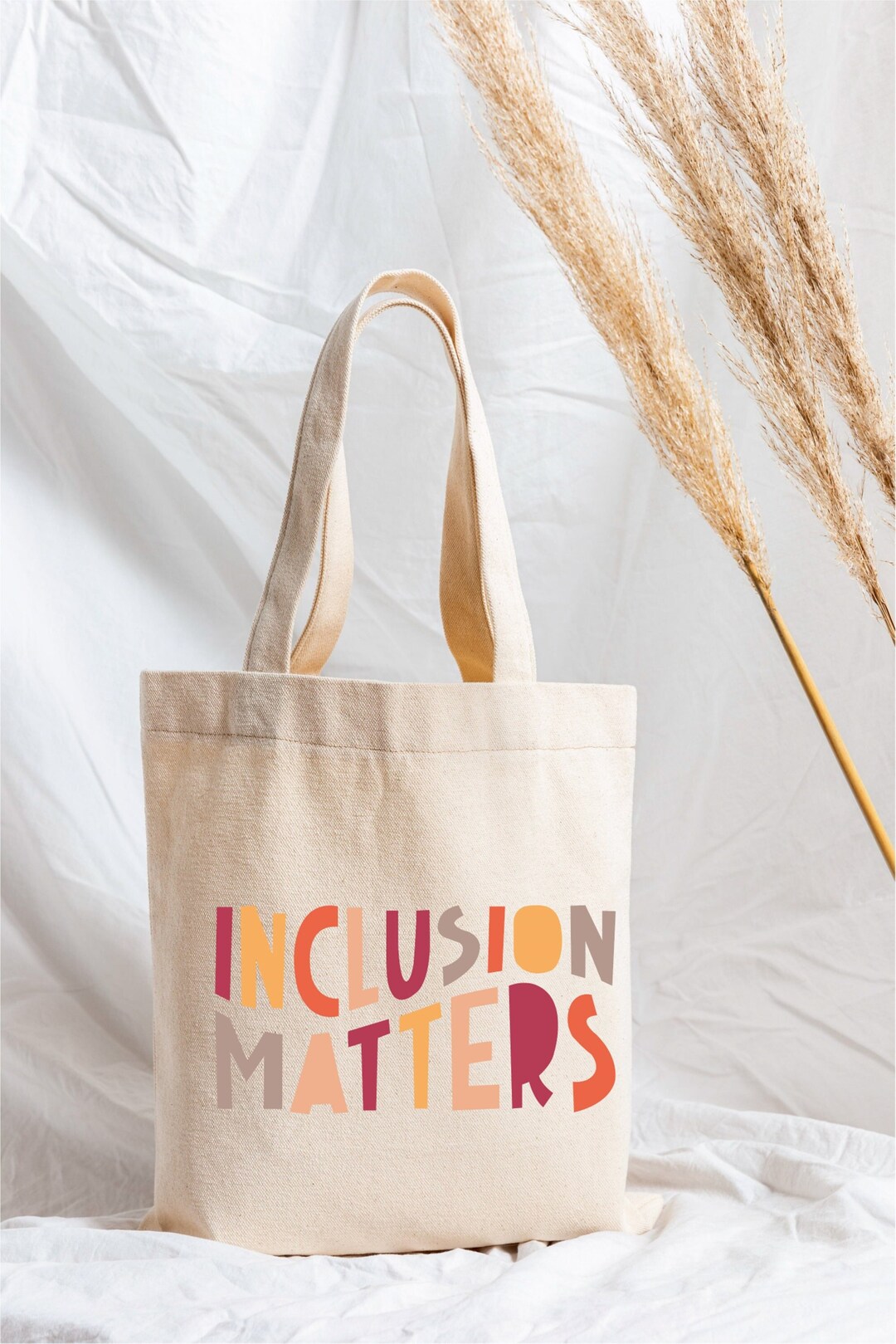 Inclusion Matters Canvas Tote Bag Mental Health Awareness - Etsy