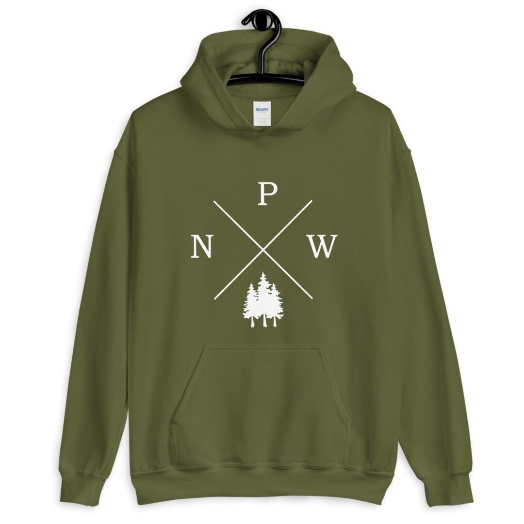 PNW Unisex Sweatshirt Pacific Northwest Hoodie Camping - Etsy