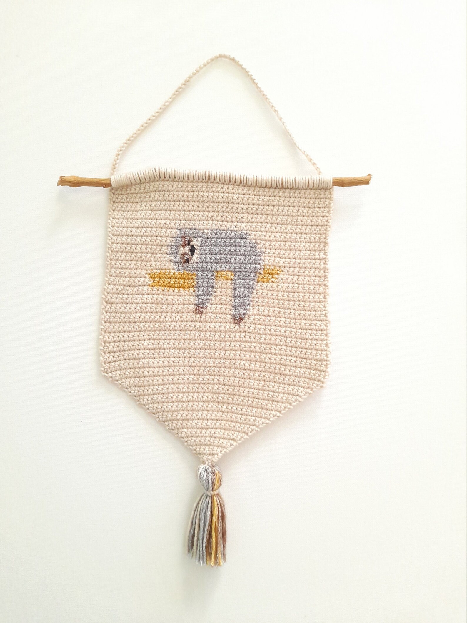 Sloth Wall Hanging, Sloth Decor, Sloth Gifts for Kids, Sloth Nursery ...