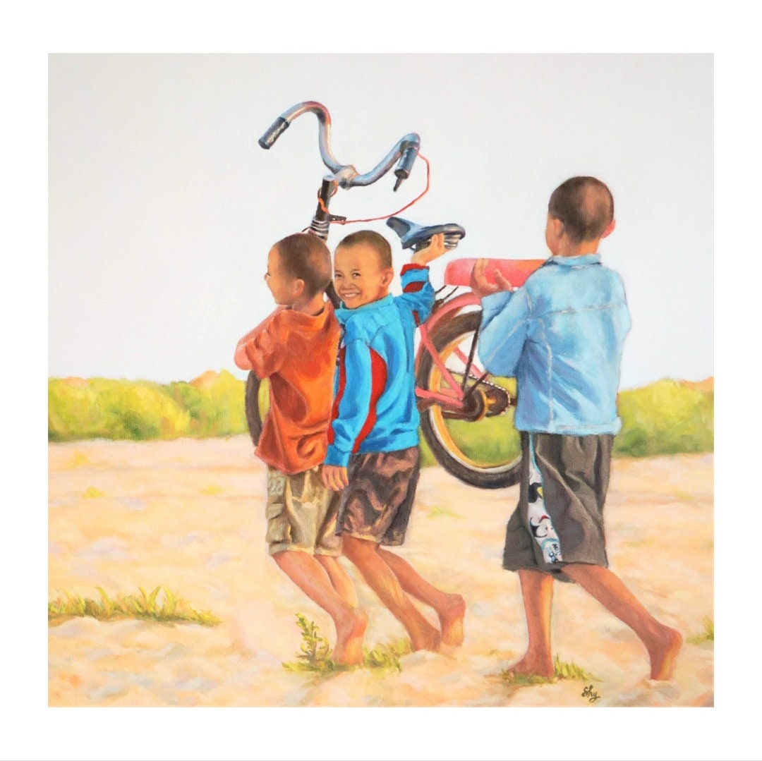 Original Custom portrait painting Oil/Acrylic 100%handmade | Etsy