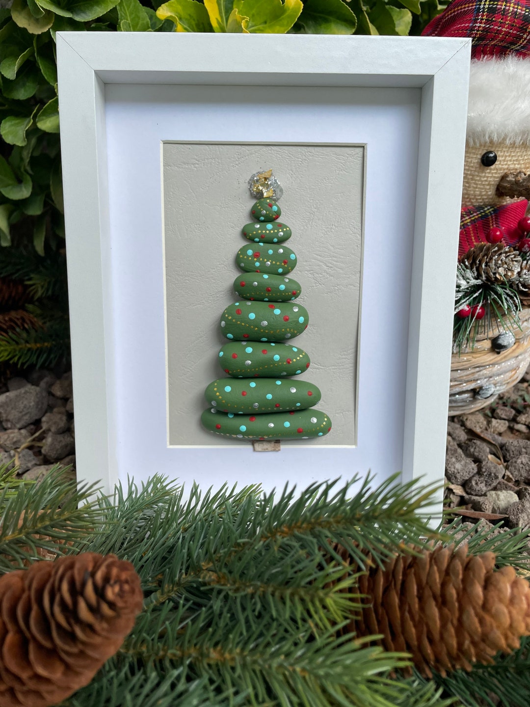 Pebble Art THE Tree,joyful Creative Picture Made of Painted Pebbles ...