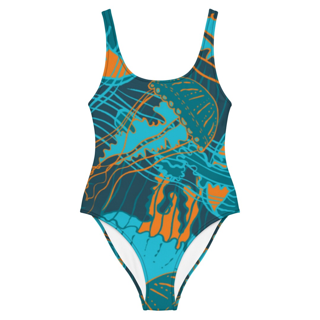 ONE-PIECE SWIMSUIT Abstract Patterns Cheeky Bikini Set Trendy Swimsuits ...