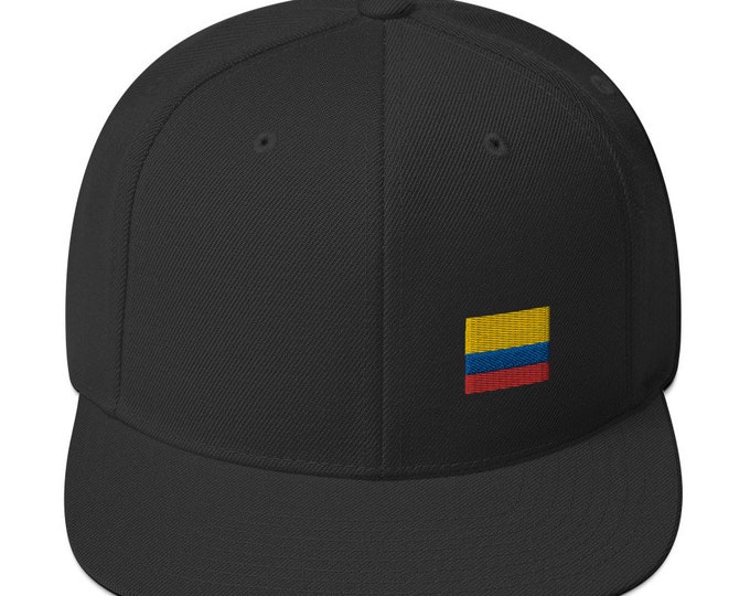 COLOMBIA UNISEX HAT - Snapback Hat - Stylish Colombian Cap for Men and ...