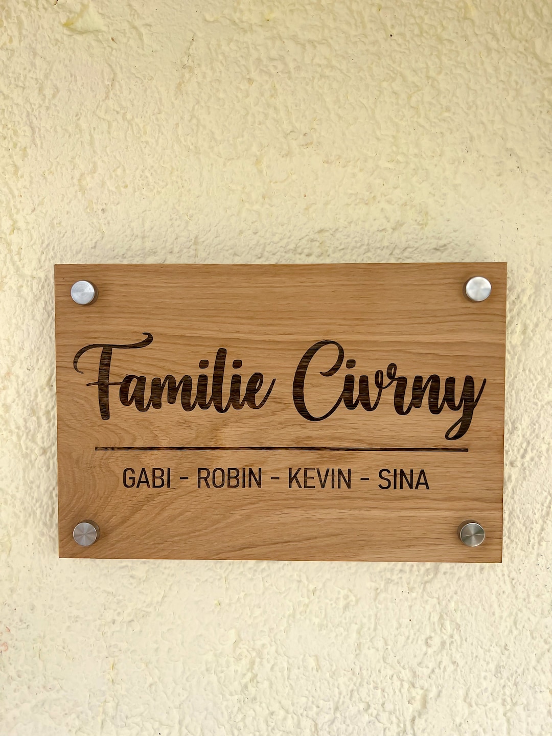 Front Door Sign Welcome Personalized Door Sign Family Sign Doorbell ...