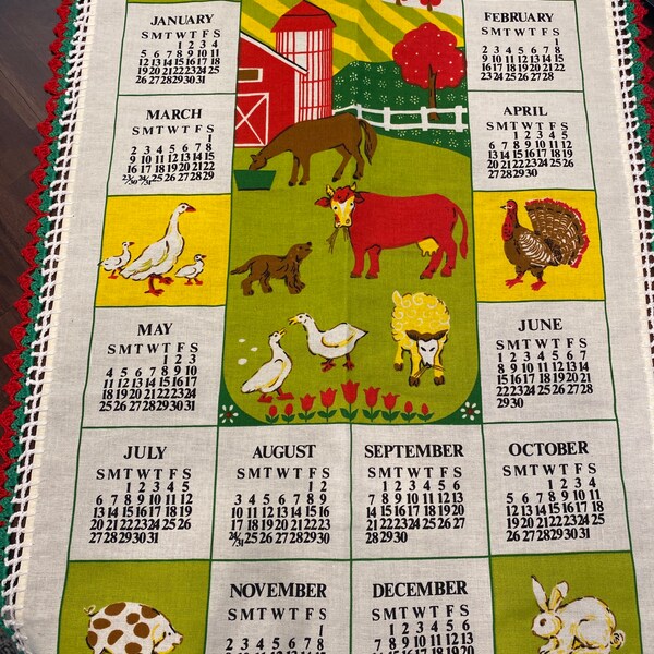 1986 Calendar - Etsy