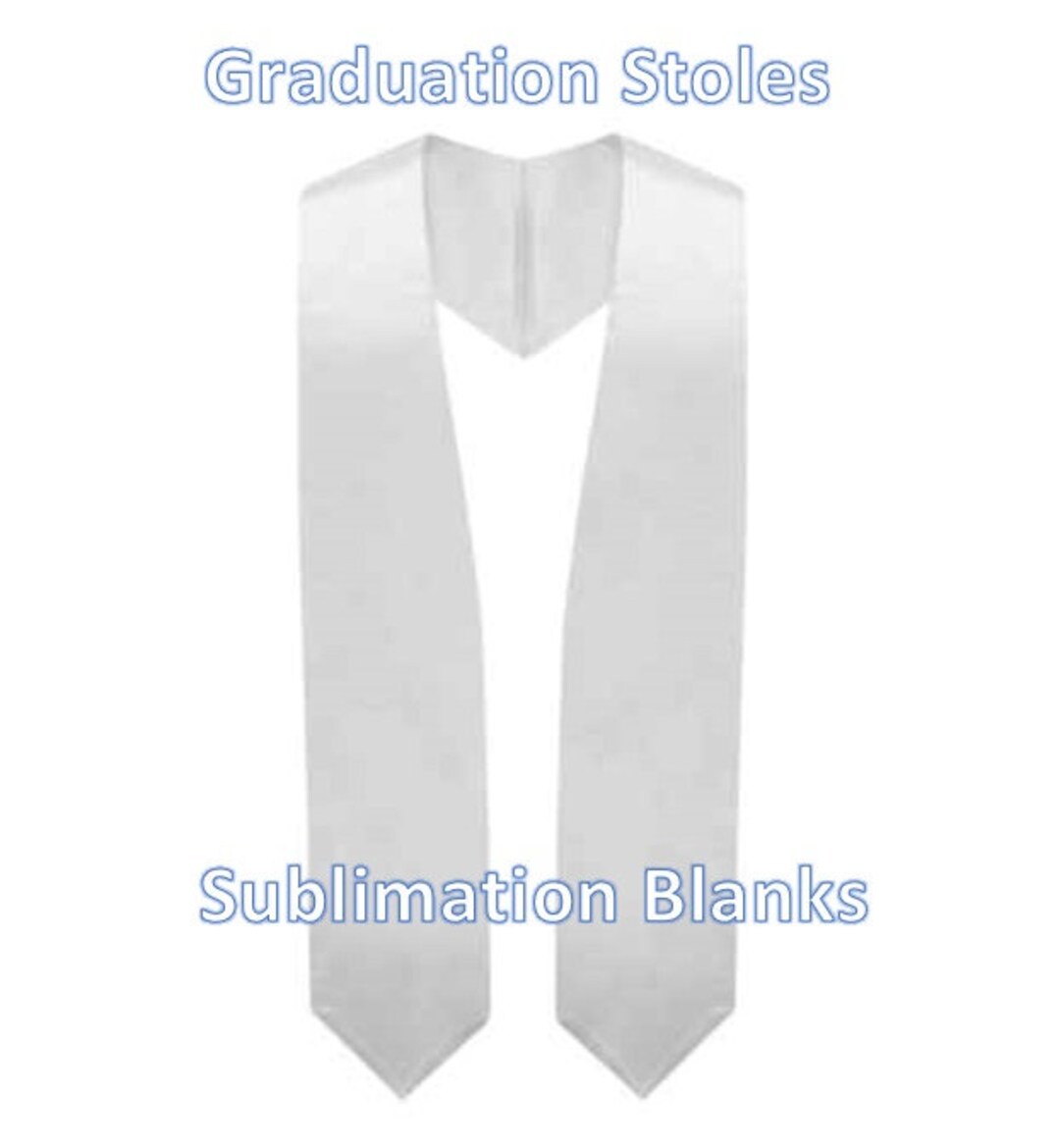 70 Inch Graduation Stole Sublimation Blank - Etsy