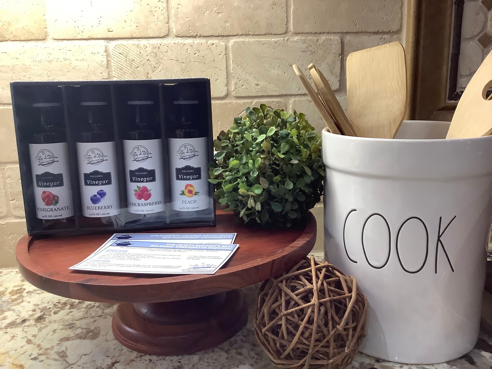 Olive Oil Sampler Gift Set, Balsamic Vinegar Sampler Set, Gourmet ...