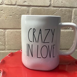 Rae Dunn Crazy in Love Mug, Rae Dunn Mugs, Rae Dunn Valentines Mugs ...