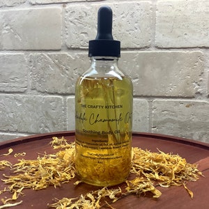 All Natural Calendula Chamomile Oat Oil, Oat Oil,self Care Oil, Pure ...