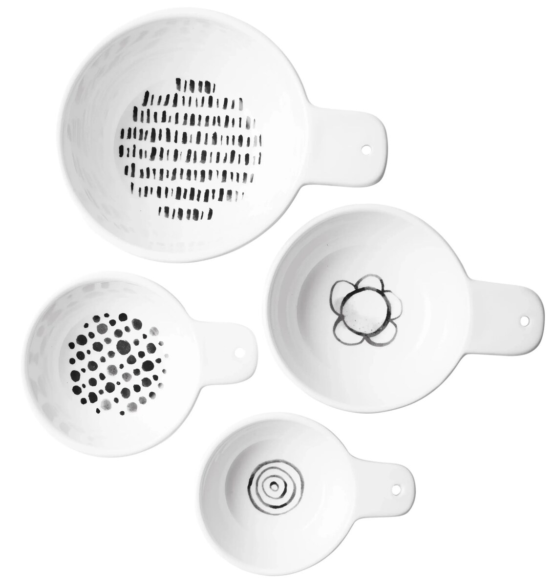 Rae Dunn Stem Print Ceramic Measuring Cup Set - Etsy