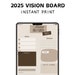 2025 Vision Board Template: Goal Setting, Manifestation & Inspirational ...