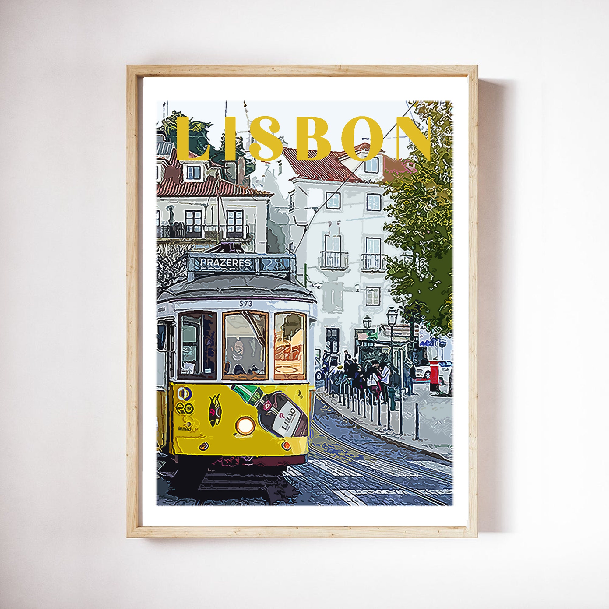 Lisbon Portugal City Lisboa Poster - Digital Download - Etsy