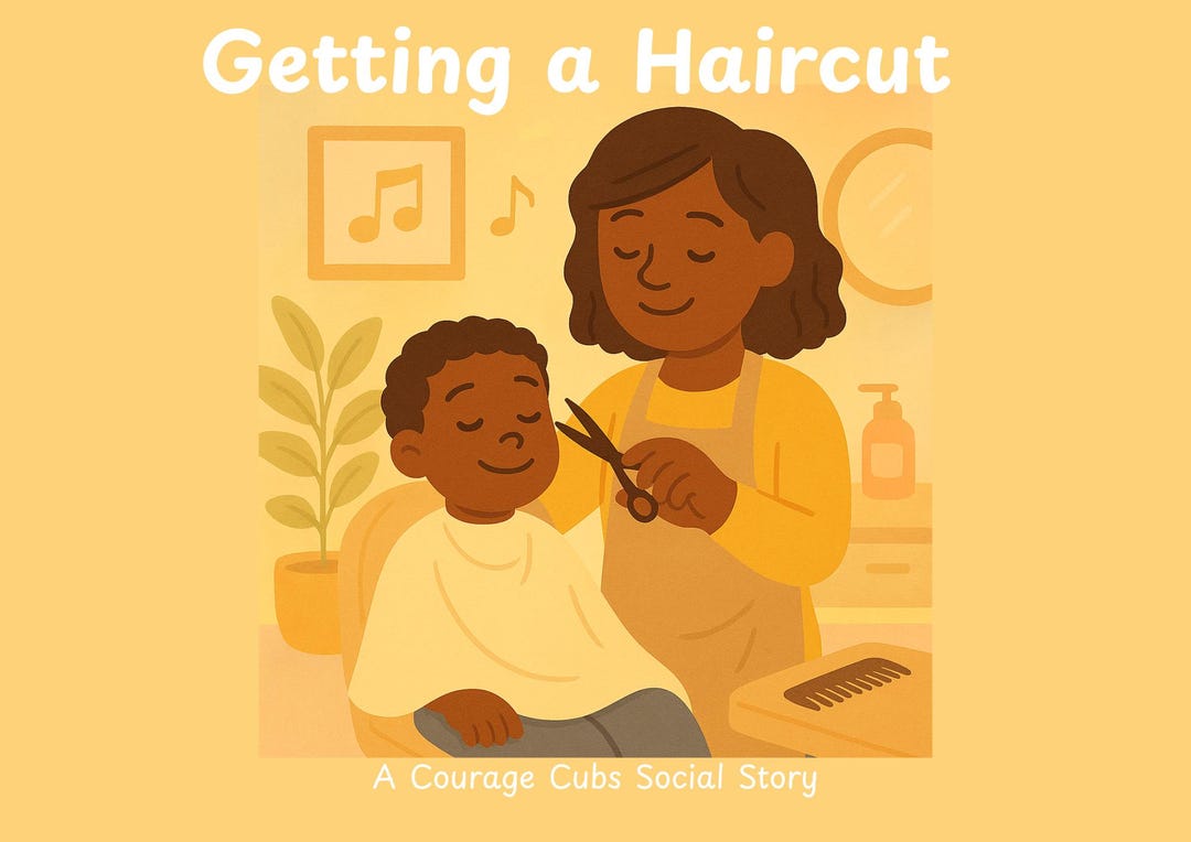 Getting a Haircut – Social Story for Autistic, Anxious & Neurodiverse ...