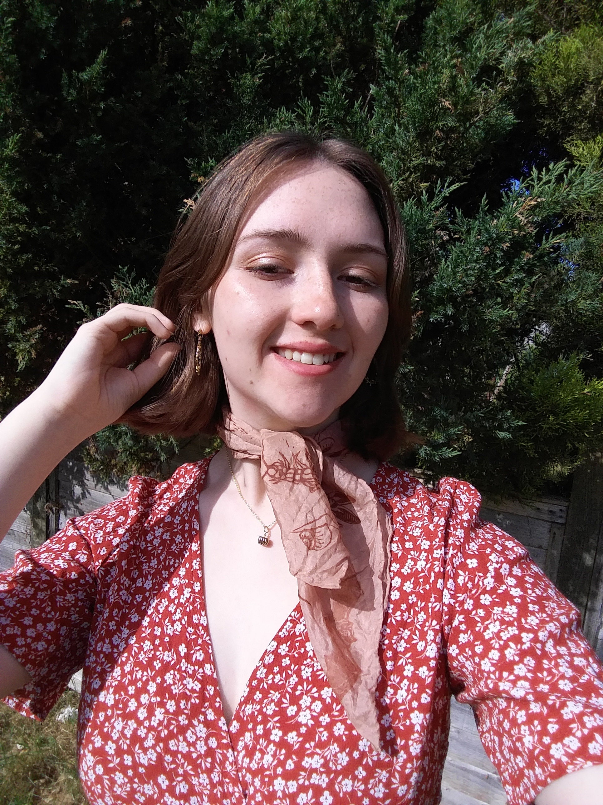 Creepy Creatures Hand Dyed/printed Silk Scarf/bandana - Etsy