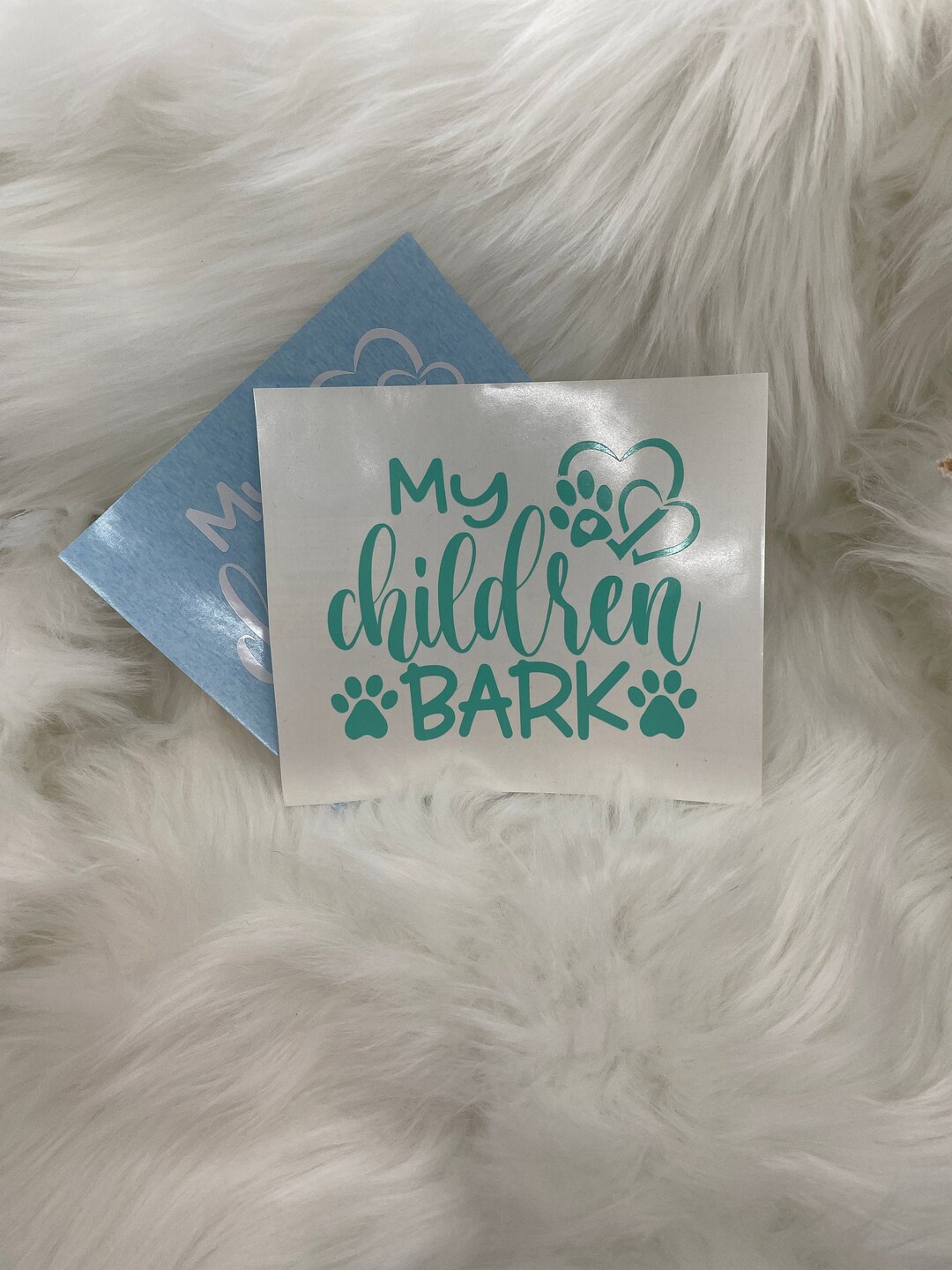 My Children Bark Vinyl Decal - Etsy