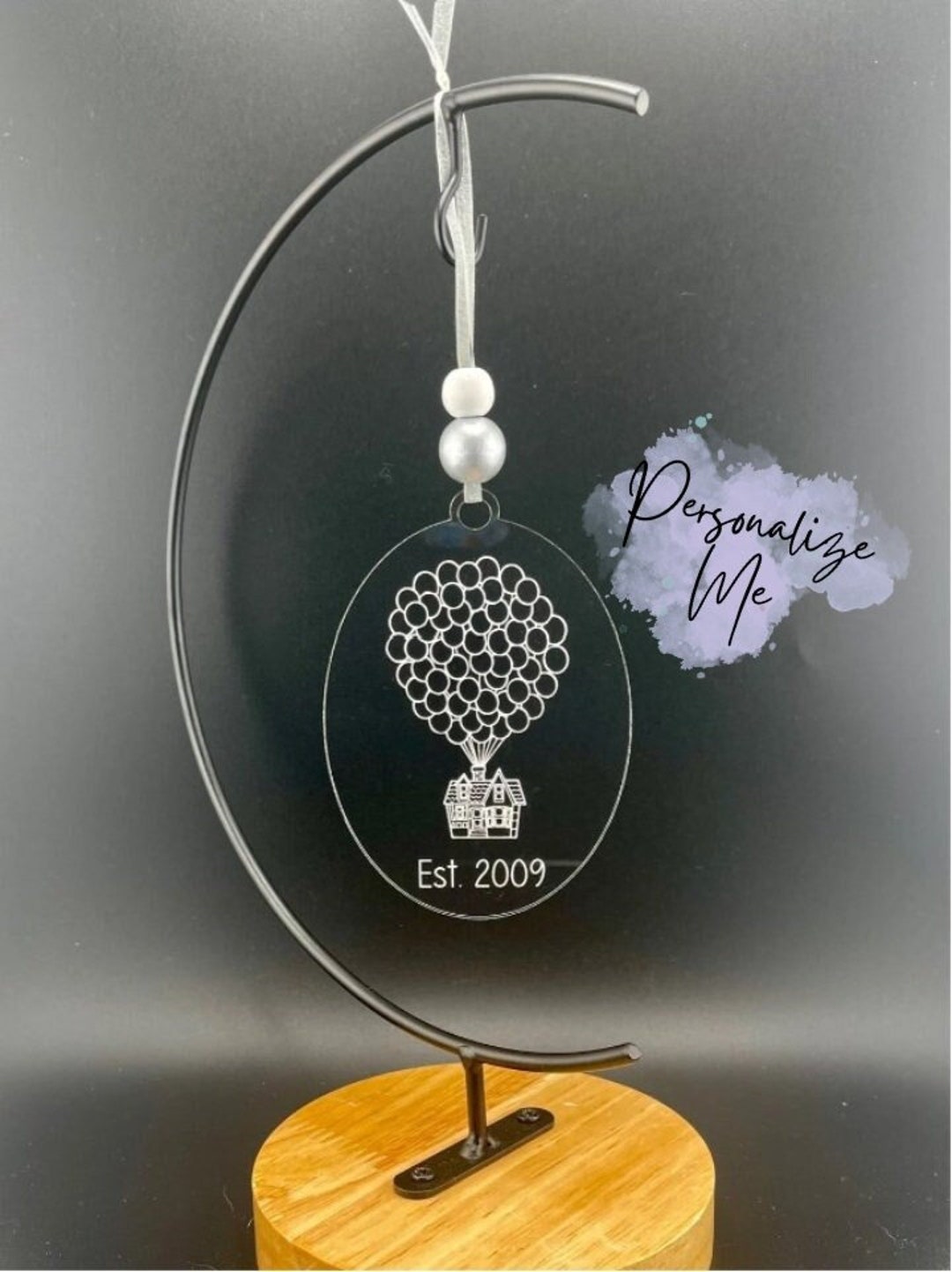 PERSONALIZED Disney/pixar Up-inspired Ornament Wedding Year Gift Bridal ...